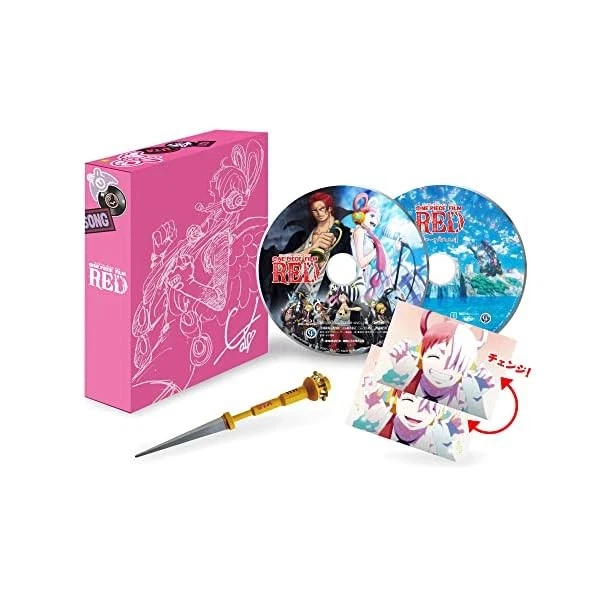 ONE PIECE FILM RED Limited Edition DVD with Bonus DVD Pen Sticker FS £ ...