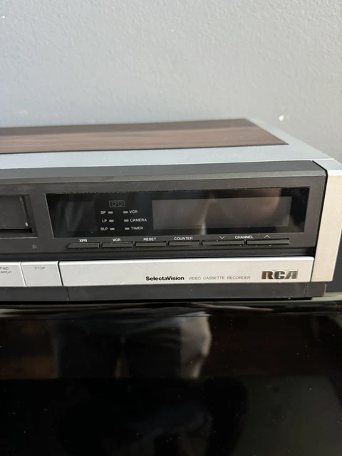 VINTAGE RCA SELECTAVISION VCR VLT385 Wood Grain VHS Player Recorder ...