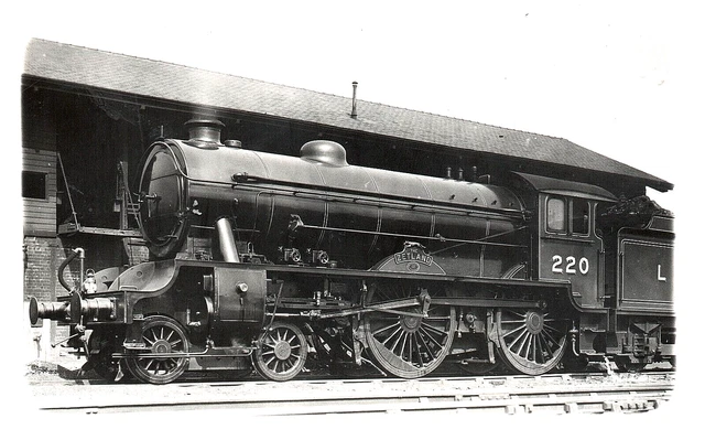 LNER CLASS D49 4-4-0 No 220 "THE ZETLAND" AT UNKNOWN MPD REAL PHOTO ...