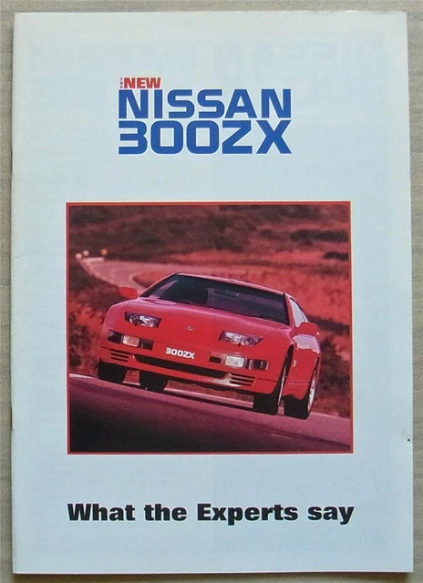NISSAN 300ZX CAR Road Test Magazine Reprints Brochure Feb 1990 #2.2.90 ...