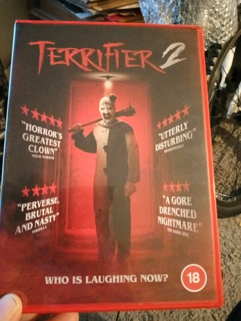 TERRIFIER 2 DVD!!! Red Case Edition!!! £8.00 - PicClick UK