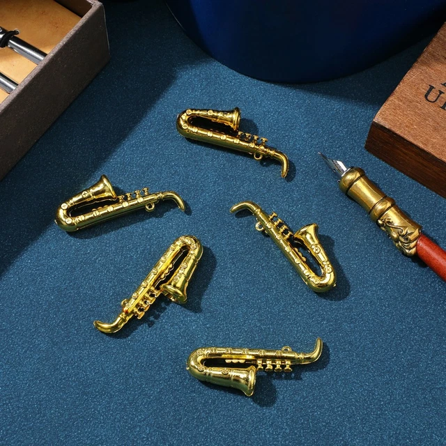 10 PCS MINIATURE Saxophone Instrument Minature Small Musical ...