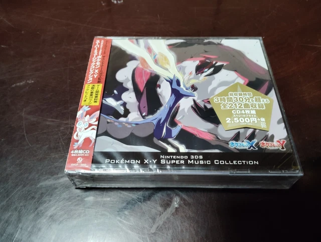 NINTENDO 3DS POKEMON X and Y Super Music Collection 4CD Soundtrack Game ...