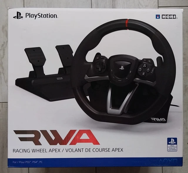 HORI RWA RACING Wheel Apex Volante + Pedaliera Ps5 Ps4 Pc Playstation ...