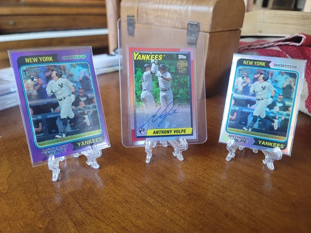 3 ANTHONY VOLPE Topps Archives 2023 Auto Rookie PLUS Topps RC/374 ...