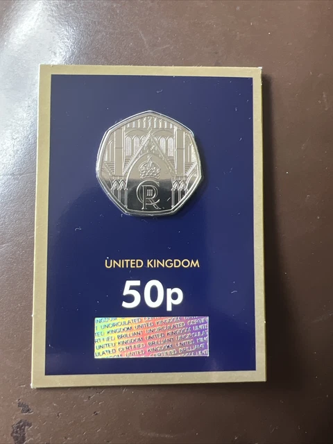 NEW KING CHARLES Coronation 50p 2023 certified brilliant BUNC EUR 8,77 - PicClick FR