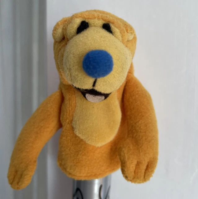 VINTAGE BEAR IN the Big Blue House Plush Finger Puppet Jim Henson ...