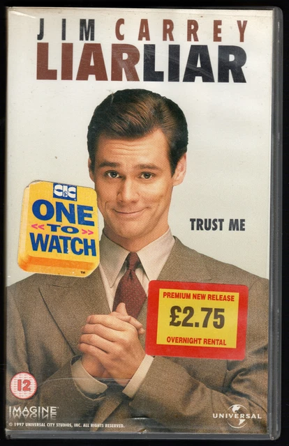 LIAR LIAR JIM Carrey Maura Tierney Amanda Donohoe Big Box VHS £6.49 ...