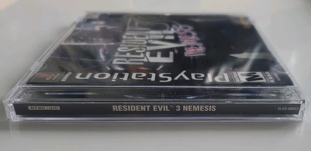 RESIDENT EVIL 3: Nemesis (PlayStation 1, 1999) Black Label Complete CIB ...