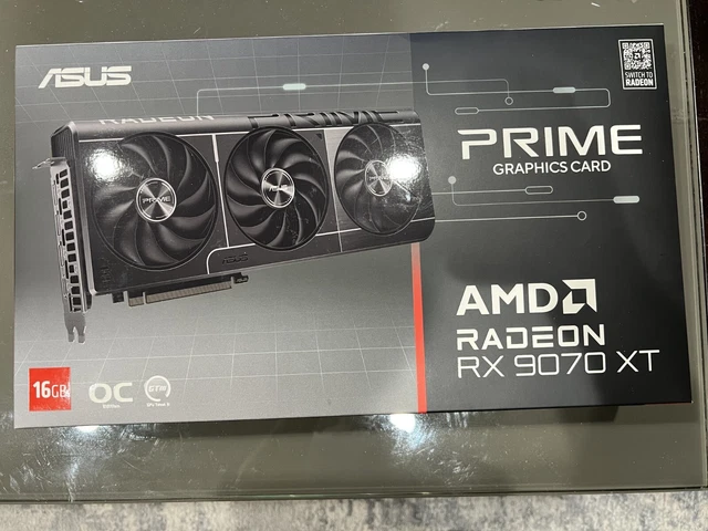 ASUS PRIME RADEON RX 9070 XT OC Edition GPU Graphics Card 16GB $1,257. ...