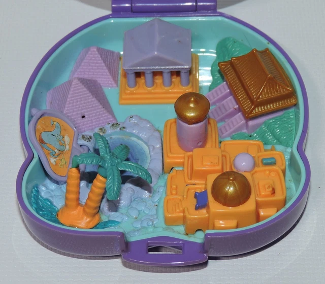 1995 BLUEBIRD POLLY Pocket Disney Aladdin Playset Compact w/ Magic ... 1995 BLUEBIRD POLLY Pocket Disney Aladdin Playset Compact w/ Magic ...