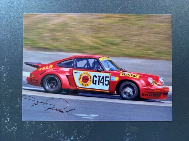 SIGNED FRANZ PESCH Gelo Loos Porsche 911 Carerra RSR 1000 KM ...
