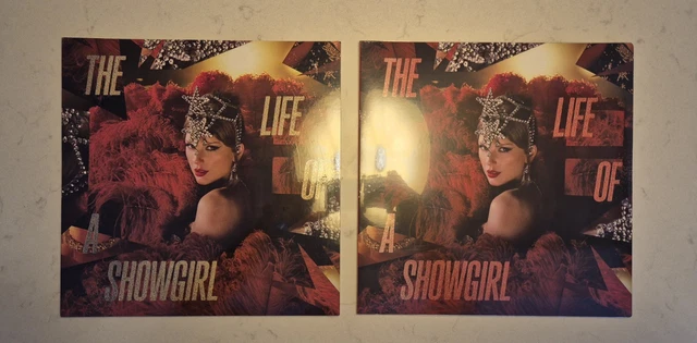 TAYLOR SWIFT LIFE of a Showgirl Tiny Bubbles in Champagne Vinyl BUNDLE ...