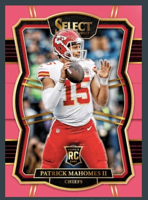 2017 SELECT RECRUE Patrick Mahomes rare variante rose *carte numérique ... 2017 SELECT RECRUE Patrick Mahomes rare variante rose *carte numérique ...