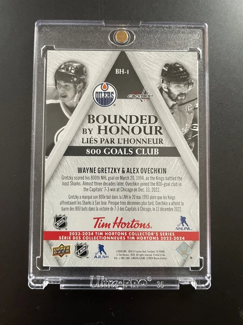2023-24 UD TIM Hortons - Wayne Gretzky / Alex Ovechkin - Bounded By ...