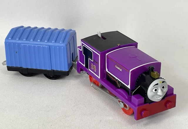 TRACKMASTER THOMAS THE Tank Engine & Friends Purple Charlie & Truck ...