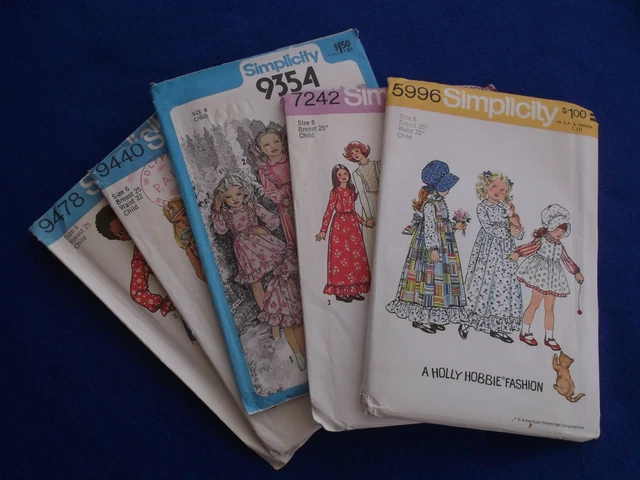 SIMPLICITY PATTERNS ~ CUT PATTERNS ~ All Size 6 ...