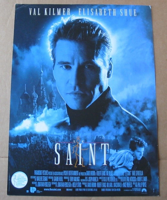 LE SAINT (AFFICHETTE Sypnosis) VAL KILMER - ELISABETH SHUE EUR 3,99 - PicClick FR