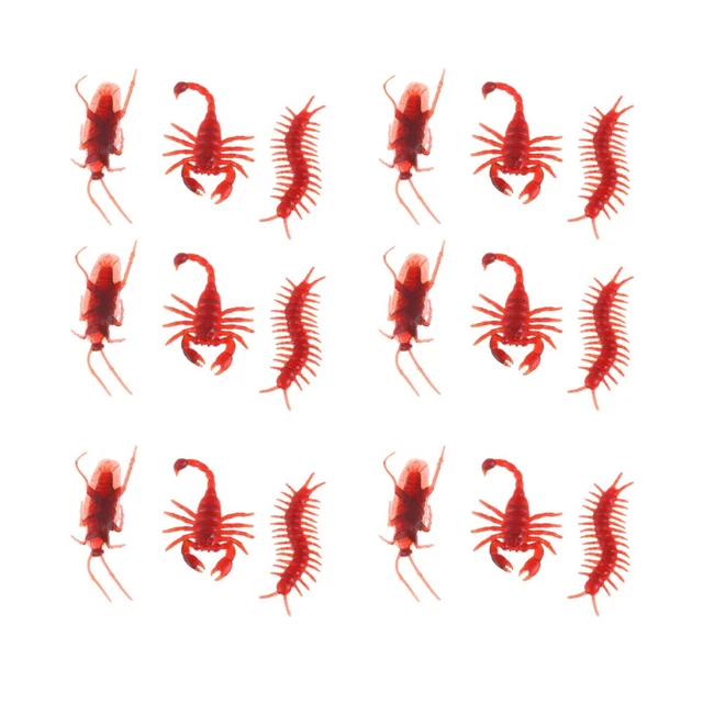 150 PCS FAKE Bugs April Fool's Day Trick-or-treating Toy Prank Supplies ...