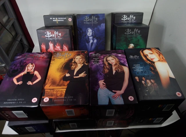 BUFFY THE VAMPIRE Slayer complete box sets VHS video season 1-7 £45.00 ...