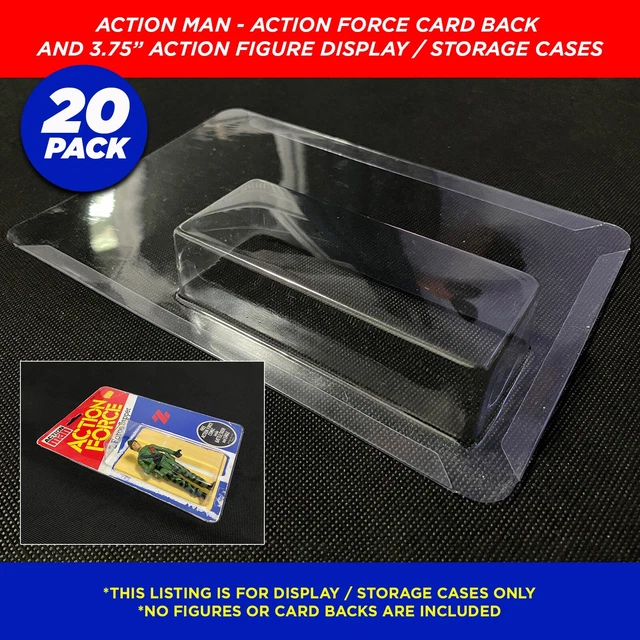 ACTION MAN ACTION Force 3.75” Figure & Card Back Display / Blister Case ...