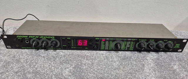 ZOOM RFX-2000 - Digital Reverb And Multi-Effects Processor - Rack ...