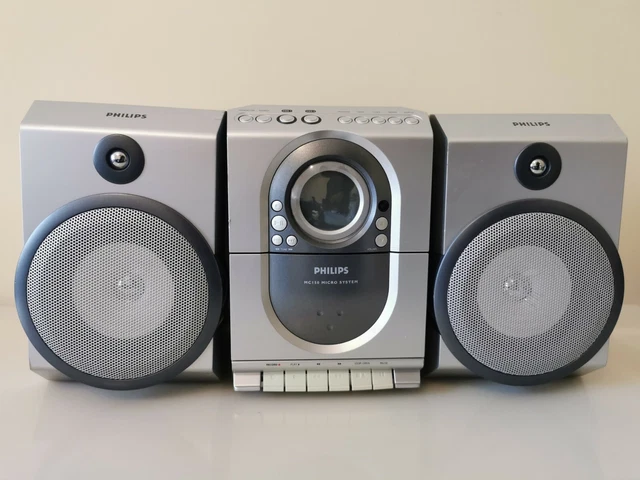 PHILIPS MICRO HIFI System MC150/25 CD Cassette Radio Player EUR 34,95 ...