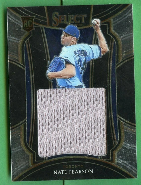 NATE PEARSON 2021 Select Baseball Rookie Jumbo Swatch Toronto Bluejays ...