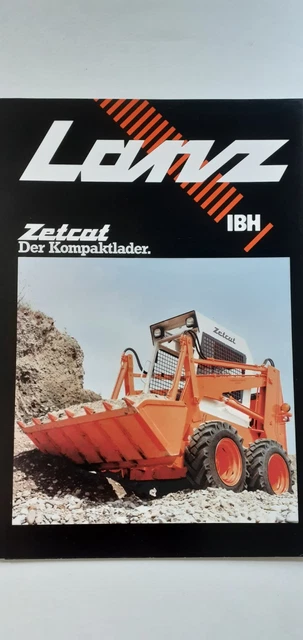 LANZ IBH: ZETCAT Kompaktlader (Falt-Prospekt); 4/1981 EUR 3,00 ...