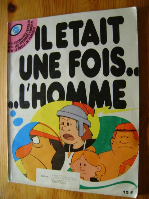 IL ÉTAIT UNE fois l'homme album reliure n° 4 / 5 / 6 - Téléjunior EUR 6 ...