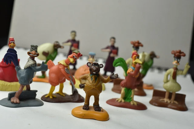 LOT DE 12 figurines Chicken Run. 1999/ Dreamworks / Aardman / Pathé 6 ...