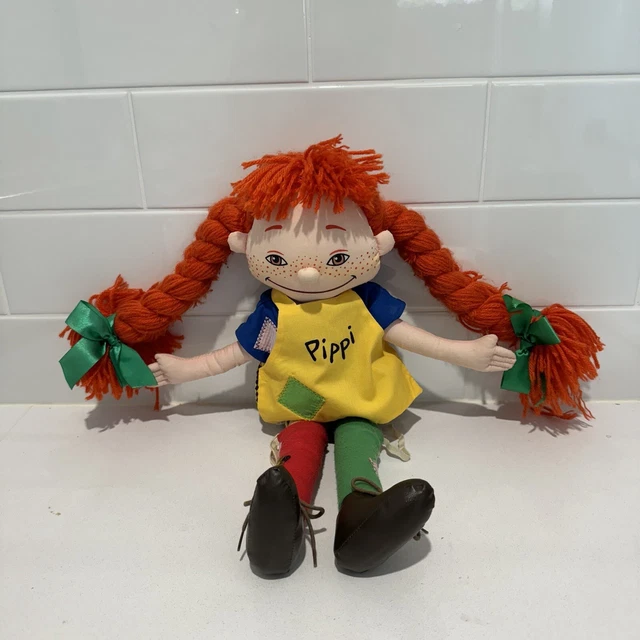 VINTAGE PIPPI LONGSTOCKING Plush Toy Doll RARE $41.97 - PicClick AU