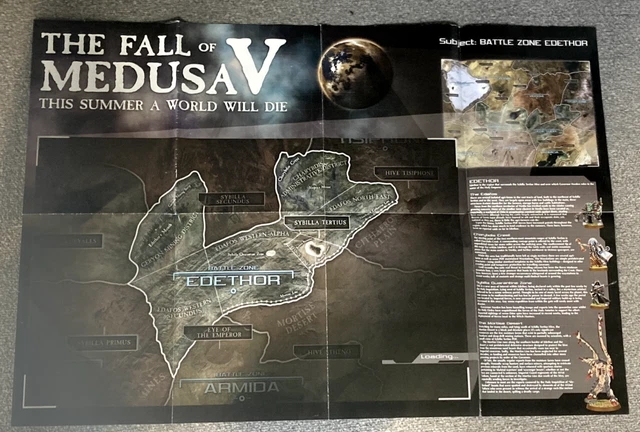 THE FALL OF Medusa V Campaign Poster - Warhammer 40K £12.99 - PicClick UK