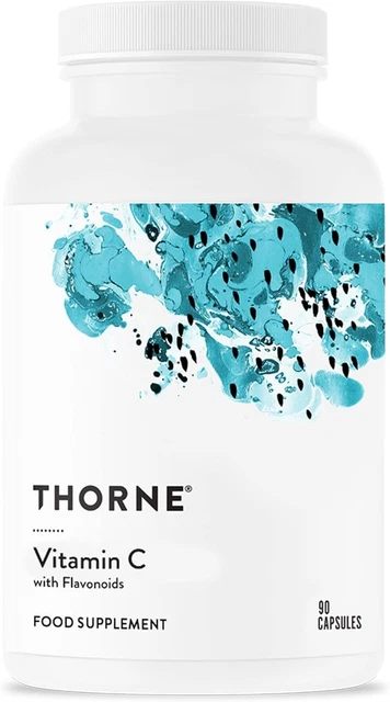 THORNE VITAMIN C with Flavonoids 90 Capsules £32.99 - PicClick UK