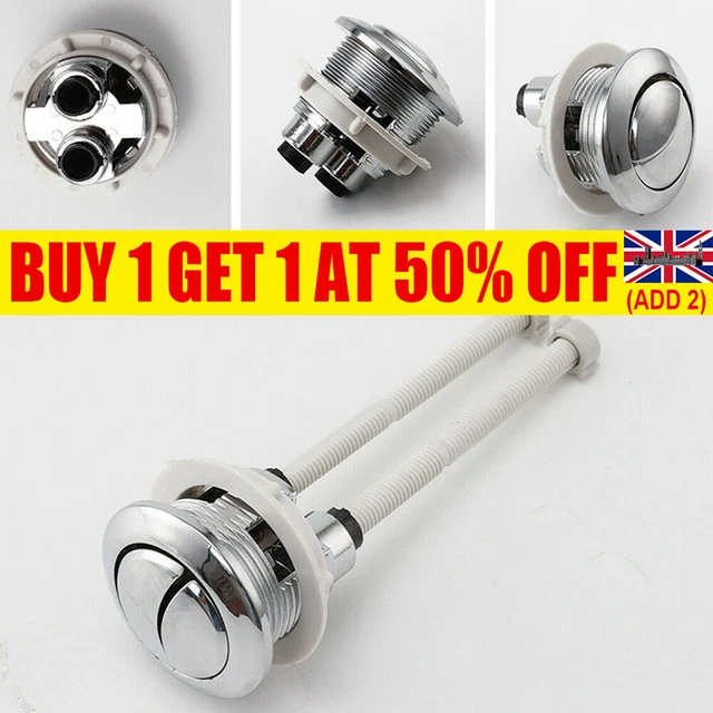 38MM-REPLACEMENT DUAL FLUSH Push Button Toilet Cistern Water Saving ... 38MM-REPLACEMENT DUAL FLUSH Push Button Toilet Cistern Water Saving ...