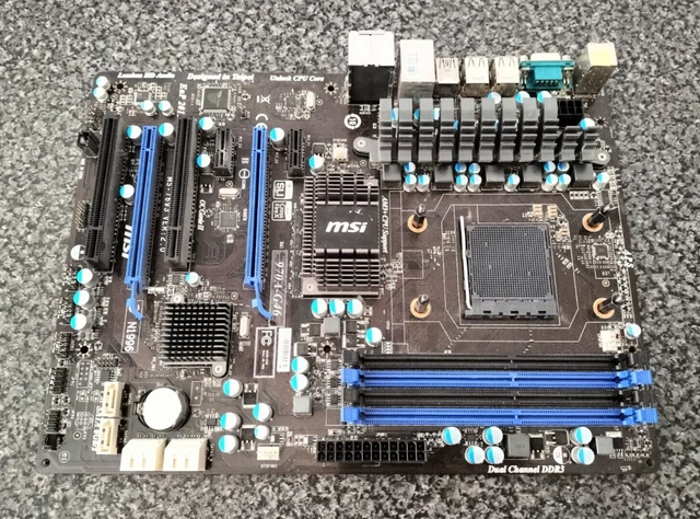 MSI 970A-G46 SOCKET AM3/AM3+ DDR3 AMD 970 SATA USB 3.0 6Gb/s Motherboard £35.00 - PicClick UK