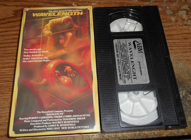 WAVELENGTH 1983 VHS/SCI-FI Horror/Robert Carradine/Rare! £9.60 ...