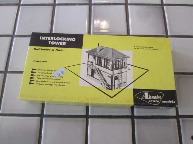 ALEXANDER MODELS INTERLOCKING TOWER kit HO scale $28.90 - PicClick