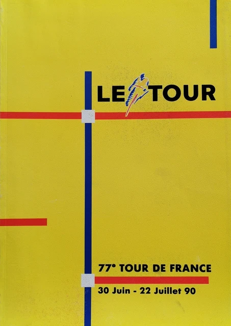 1990 TOUR DE France Cycling Roadbook Lemond Delgado Chiappucci Breukink ...