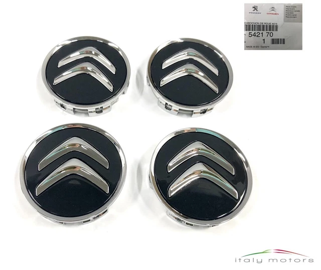ORIGINAL CITROEN C1 C2 C3 C4 C5 C6 Felgendeckel Nabendeckel Set 4 Stück ...