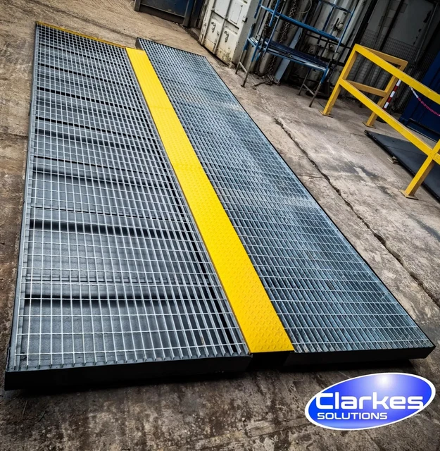 CHEMICAL SPILL BUND - For 20ft shipping container - Drip Tray Liquid ...