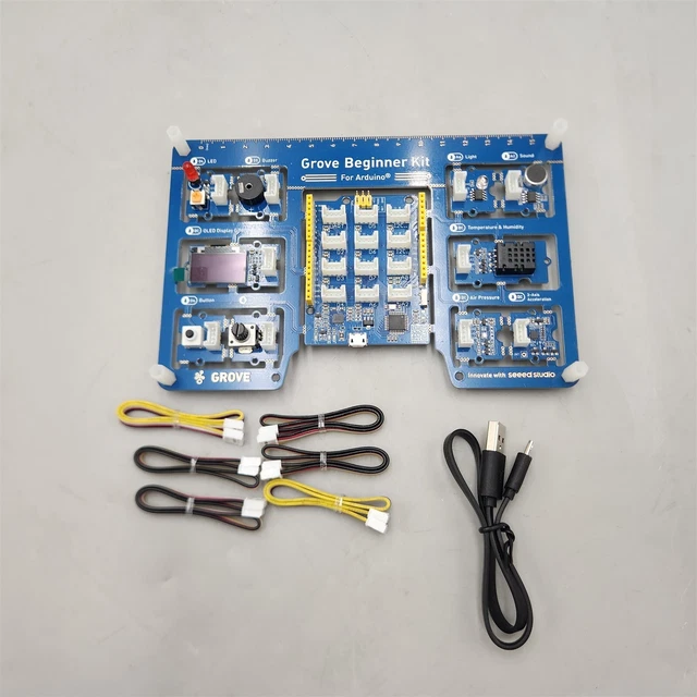 SEEED STUDIO GROVE Beginner Kit for Arduino, Arduino Starter Kit All-in ...