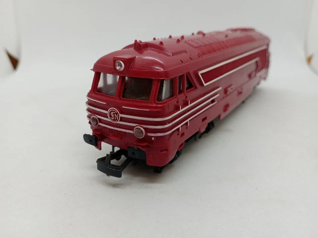 JOUEF, ÉCHELLE HO, Locomotive diesel BB 67001 SNCF Rouge EUR 5,00 ...