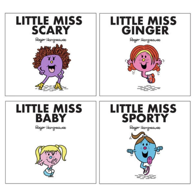 SPICE GIRLS MR Men Little Miss Books set of 4 Sporty Baby Ginger Scary ...