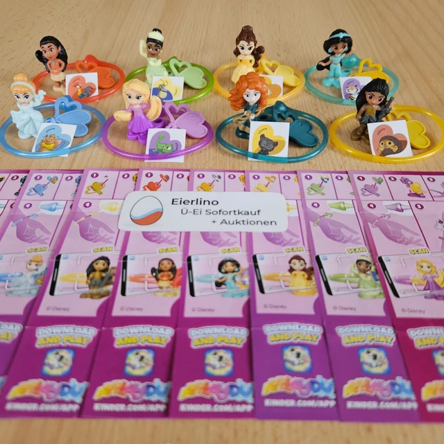 I LOVE DISNEY PRINCESS set completo NUOVO 2024 KINDER SORPRESA UOVO ...