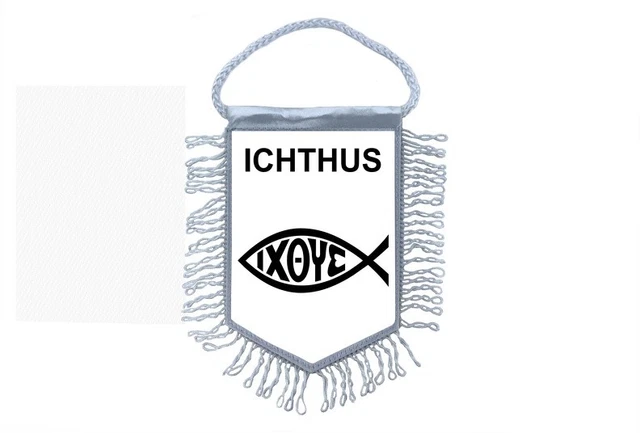 CLUB FLAG MINI Country Flag Car Decoration Ioxe Jesus Fish Ichthys $13. ...