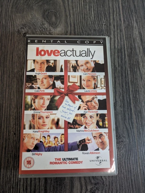 LOVE ACTUALLY EX Rental Copy VHS Video Tape PAL £4.00 - PicClick UK