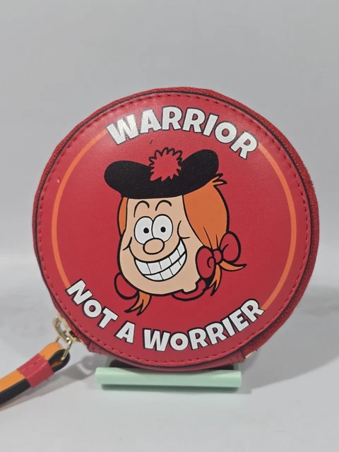 RADLEY LONDON 🐕 Minnie the Minx x Beano Red Leather Small Zip Round ...