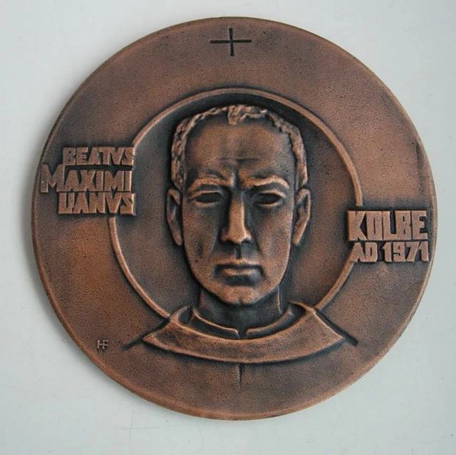 RARE KOLBE, NAZI WWII AUSCHWITZ CONCENTRATION CAMP POLISH POLAND medal ...