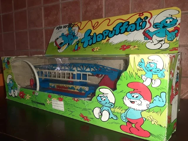 PUFFI PEYO SCHTROUMPFS Willy filopuffati pompieri schleich anni 80 Toys ...